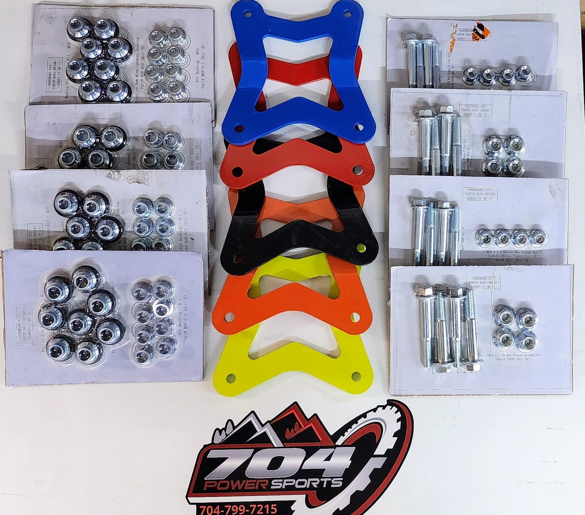 Radius Rod Rebuild Kit With Plate – 704 Powersports LLC